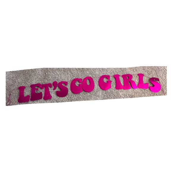 Party Supplies | Lets Go Girls Banner | Poshmark